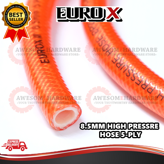 (PER METER) EUROX 8.5MM 5-PLY PVC HIGH PRESSURE HOSE AIR HOSE COMPRESSOR HOSE FOR COMPRESSOR ...