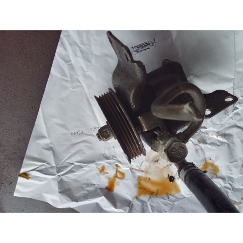 NAZA CITRA POWER STEERING PUMP SECOND HAND ORIGINAL NOT RECOND | Shopee ...