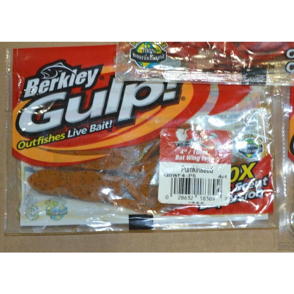 Berkley Gulp! 4"/10cm Bat Wing Frog (Clear Stock) | Shopee Malaysia