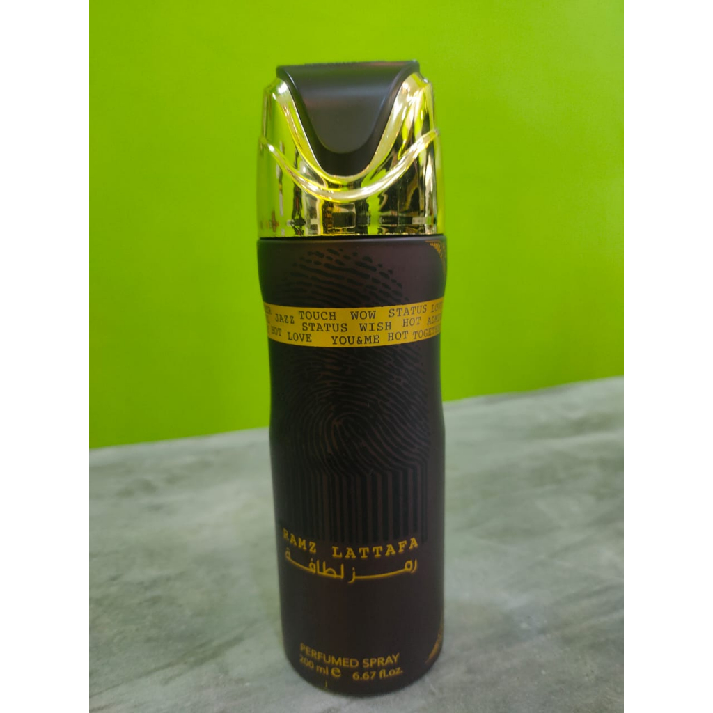 LATTAFA PERFUMED SPRAY RAMZ LATTAFA 200ML(BROWN) | Shopee Malaysia