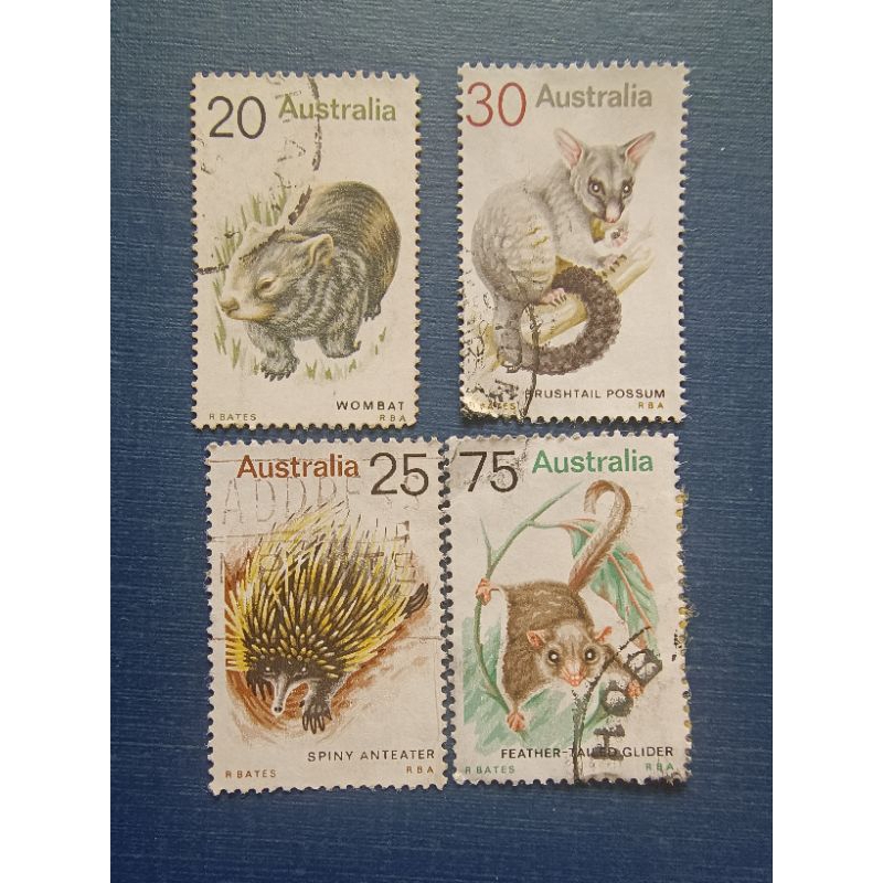 AUS38 Australia 1973 Australia native animals stamps complete set of 4v ...