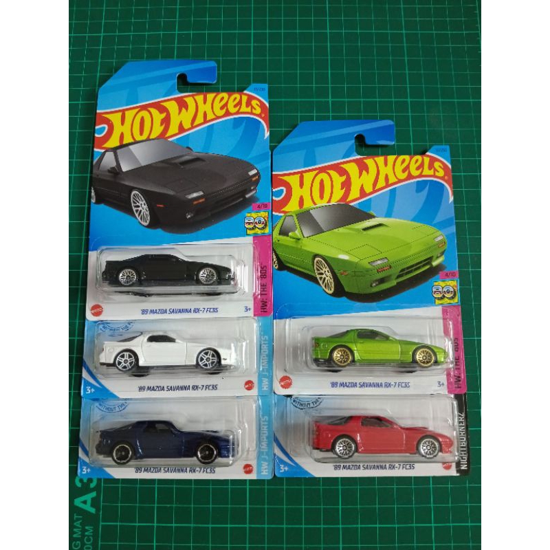 89 mazda savanna Rx 7 fc35 hot wheels mattel diecast mattel JDM 1/64 1: ...