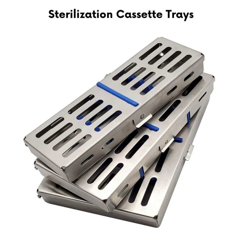 Dental Autoclave Sterilization Cassette Rack Box Tray For 5/10/20 Tool ...