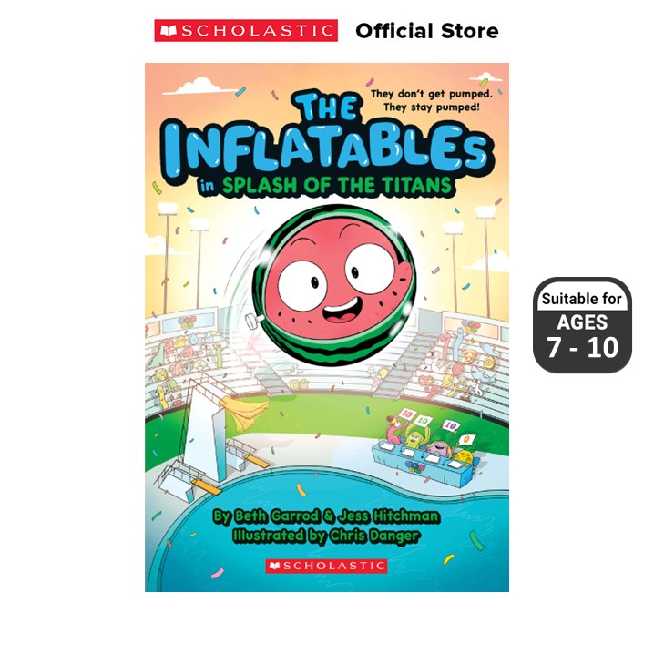Scholastic The Inflatables 4 In Splash Of The Titans Graphix ISBN ...