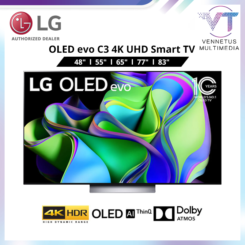 [FREE SHIPPING] LG 55" 65" 77" 83" OLED evo C3 120Hz Dolby Vision ...