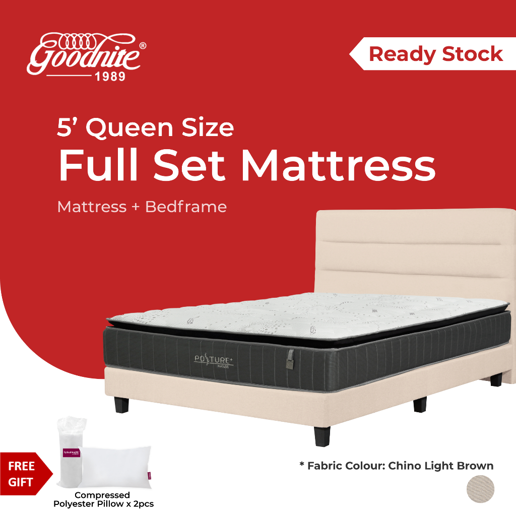 [FULL SET] Goodnite Anti Static Posture Nature 11inch Pocket Spring ...