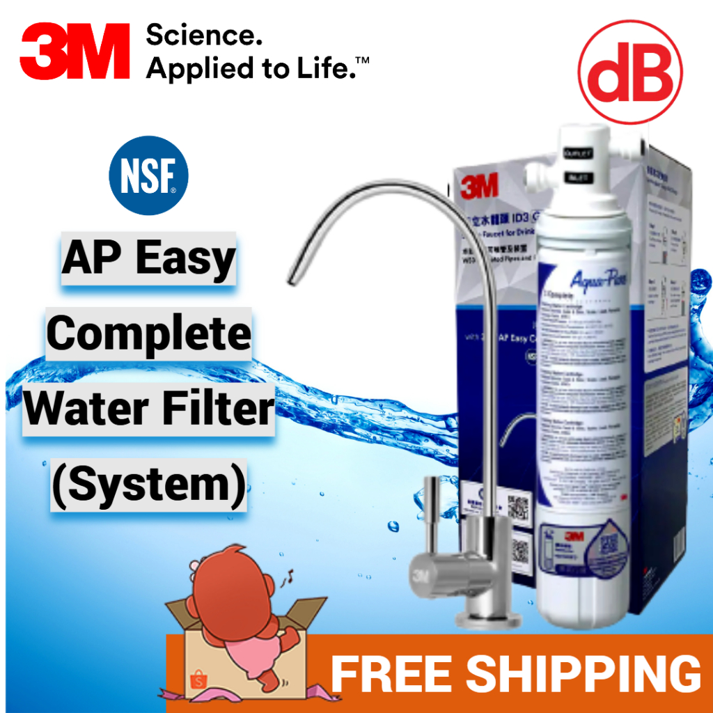 (READY STOCK) [ FREE SHIPPING ]3M AP Easy Complete Water Filter (System ...