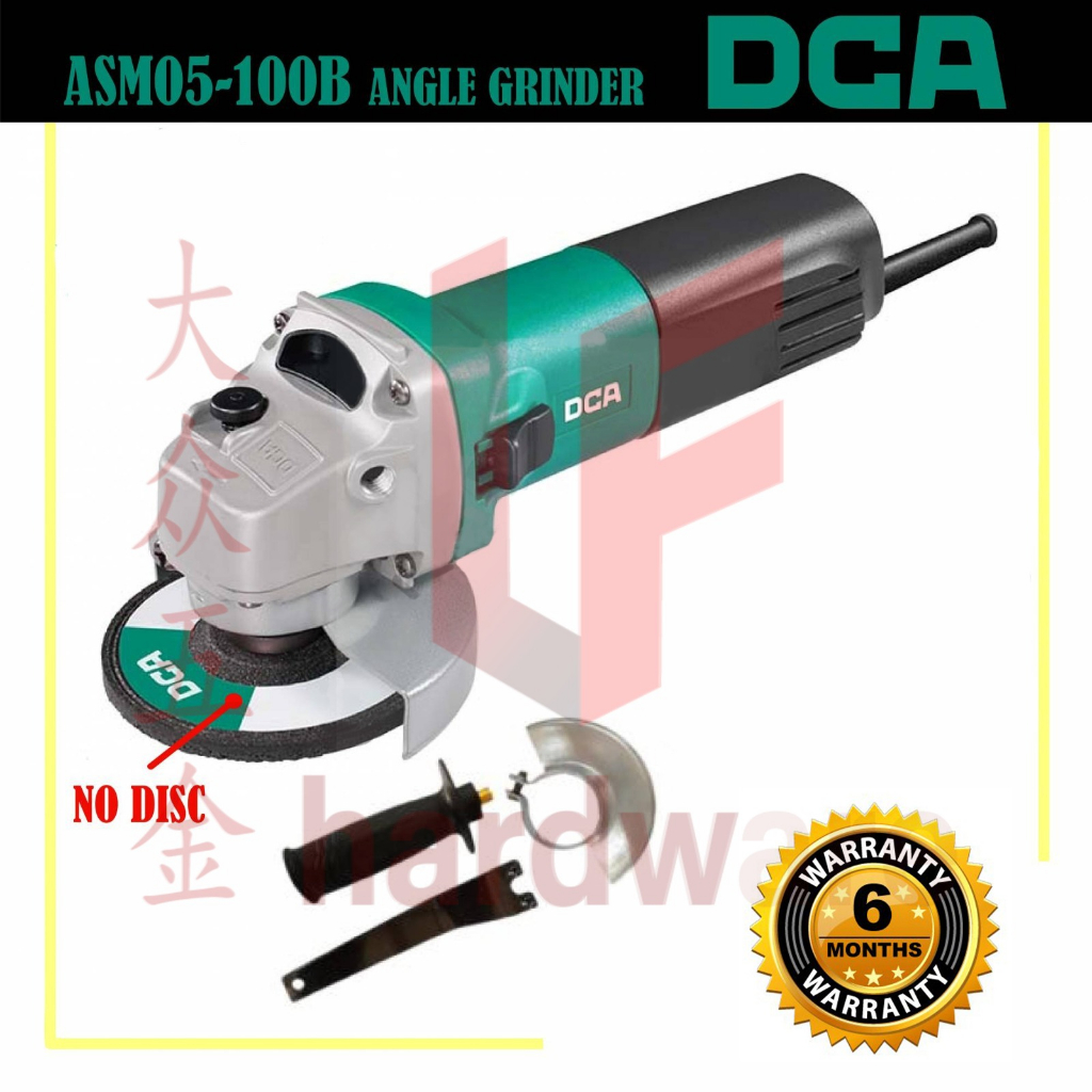 [READY STOCK] DCA ANGLE GRINDER ASM05-100B [6 MONTHS WARRANTY !!] with ...