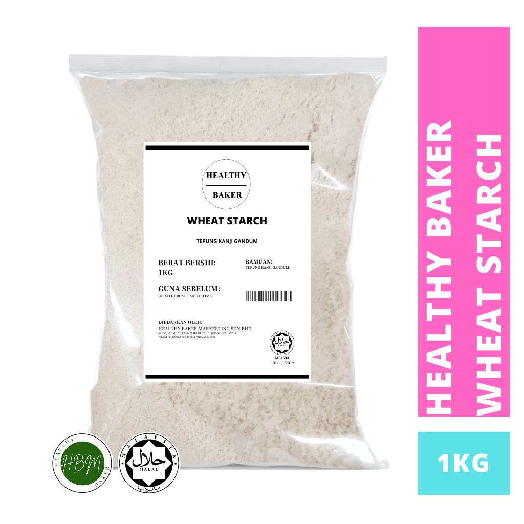 Wheat Starch 1kg / Tepung Kanji Gandum / 澄面粉 Halal | Shopee Malaysia