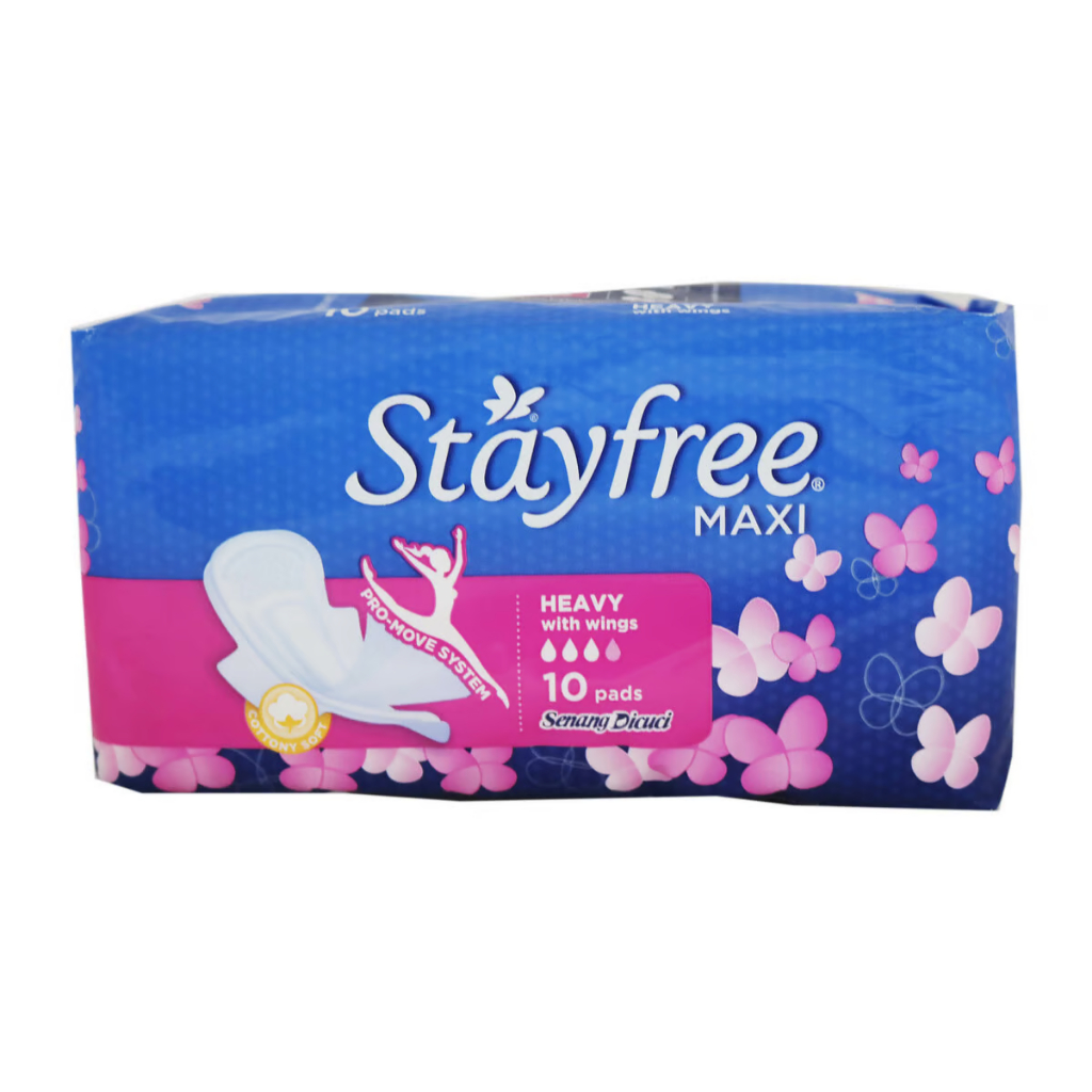 STAYFREE MAXI HEAVY WINGS (10'S) | Shopee Malaysia