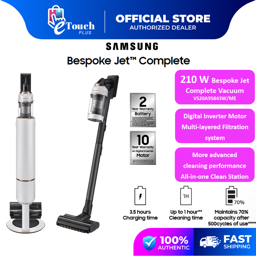 Samsung BESPOKE Jet complete up to 210W / Digital Inverter / Multi ...