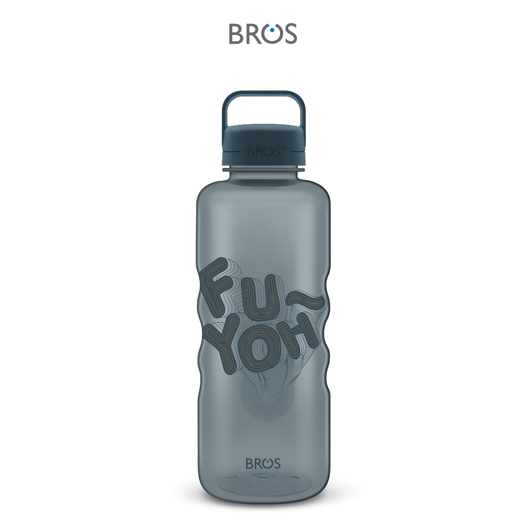 BROS Crystal Fuyoh (1600ml) | BPA-Free Water Bottle | Custom Name Print ...
