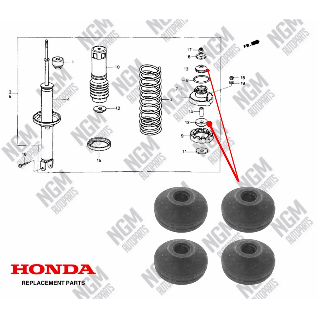 HONDA CITY SEL TMO JAZZ SAA TGO SM4 SV4 CRZ BRV FREED SWIFT REAR ...