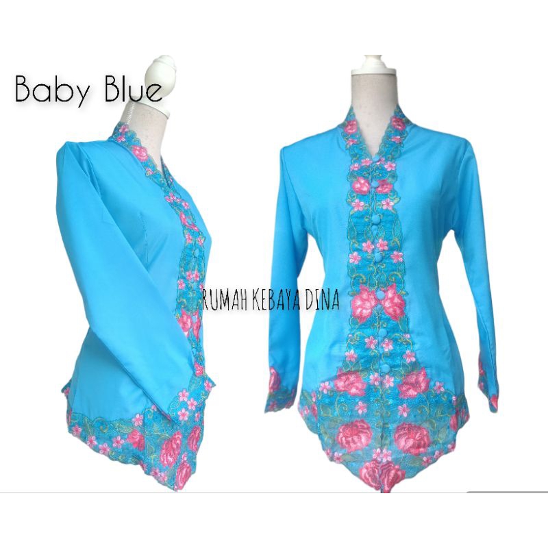 READY STOCK 🇲🇾 Kebaya Sulam Bunga TOP ONLY | Shopee Malaysia