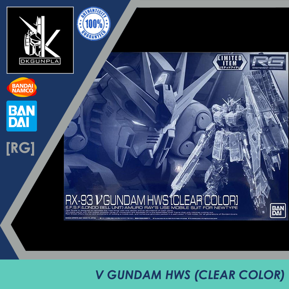[RG] V Gundam HWS (Clear Color) | Shopee Malaysia