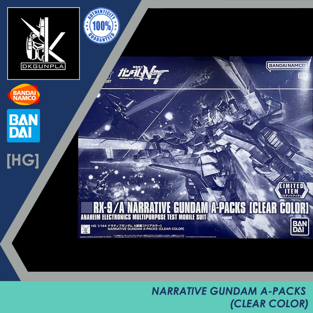 [HG] Narrative Gundam A-Packs (Clear Color) | Shopee Malaysia
