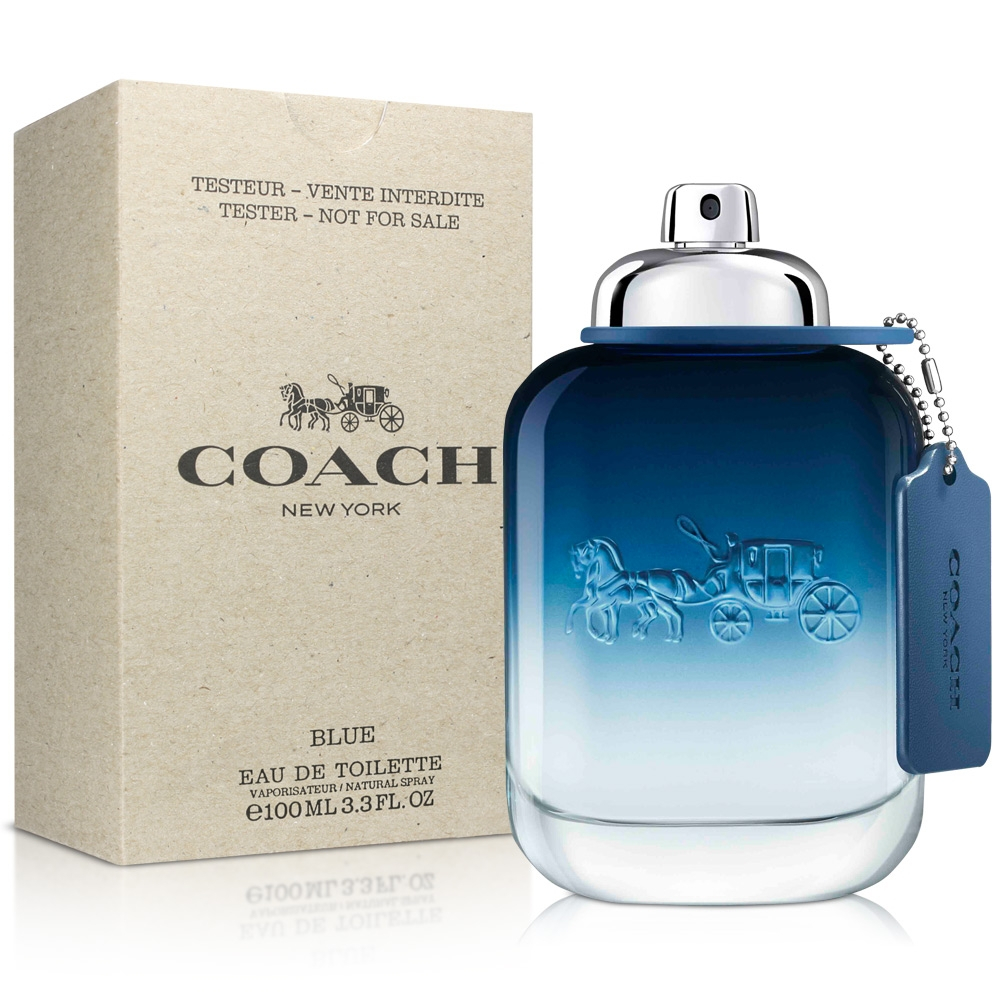 ORIGINAL Coach Blue For Men 100ml EDT TESTER Perfume | Shopee Malaysia