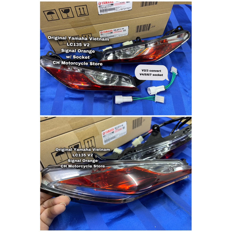 Original Vietnam Yamaha LC135 V2 Signal Lamp Orange Exciter Exciter135 Exciter MX V3 V4 V5 V6 V7 ...