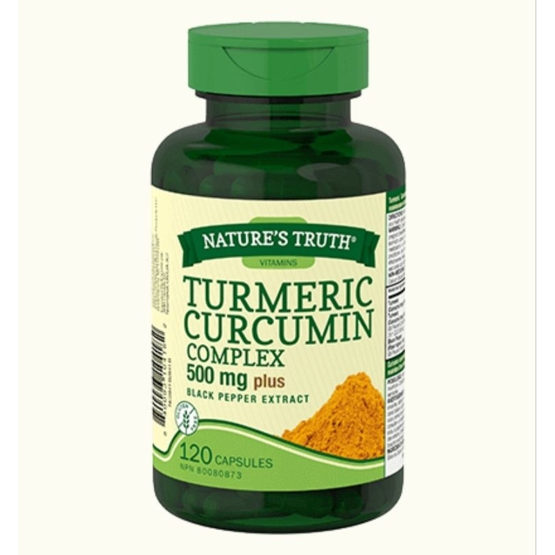 Nature's Truth, Turmeric Curcumin Complex 500 mg (120 Caps) EXP : 03/ ...