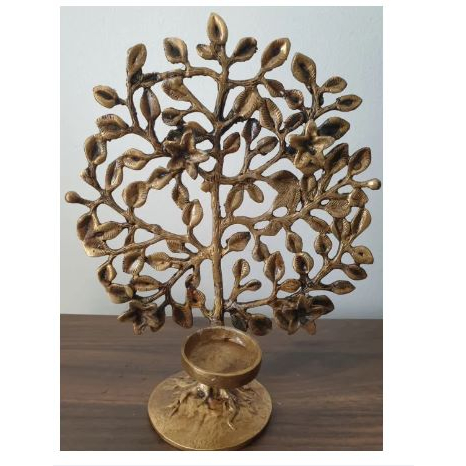 Brass Kalpavriksha Tree/Tree of Life with Diya | Shopee Malaysia