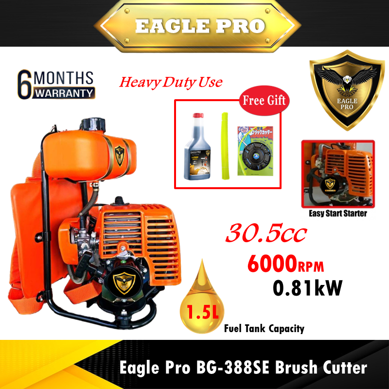Eagle Pro Heavy Duty Brusch Cutter BG-388SE Mesin Rumput BG388SE ...