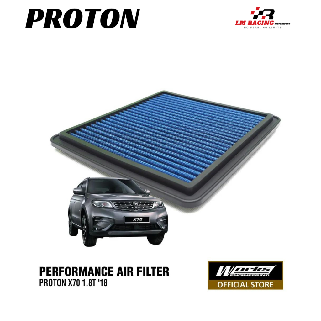 (PROTON) Works Engineering Air Filter (X70, X50, INSPIRA, PREVE, SAGA ...