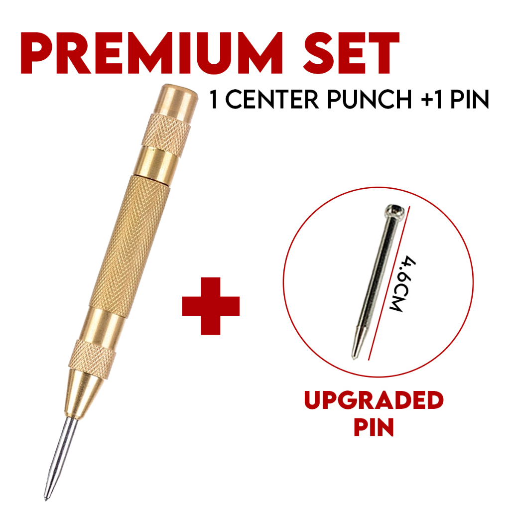 130mm Automatic Center Punch Pin Punch Center Puncher Punch Tool Marking Tool Spring Loaded ...