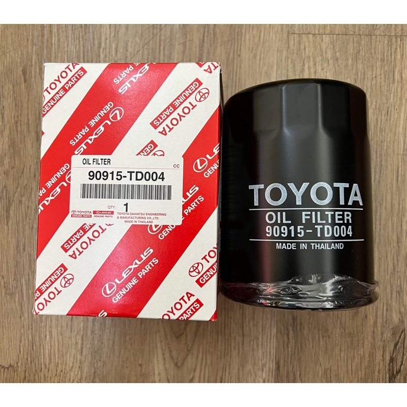 Toyota Oil Filter 90915-TD004 1623 15600-41010 2L 3L 14B ( Original ...