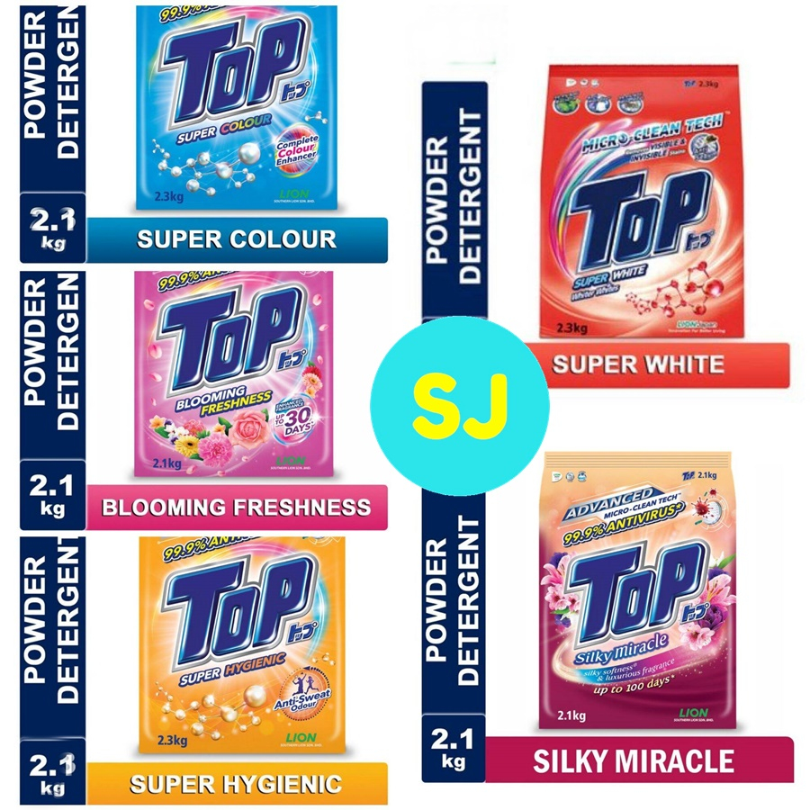 Top Powder Detergent 2.1kg - 2.3kg | Shopee Malaysia