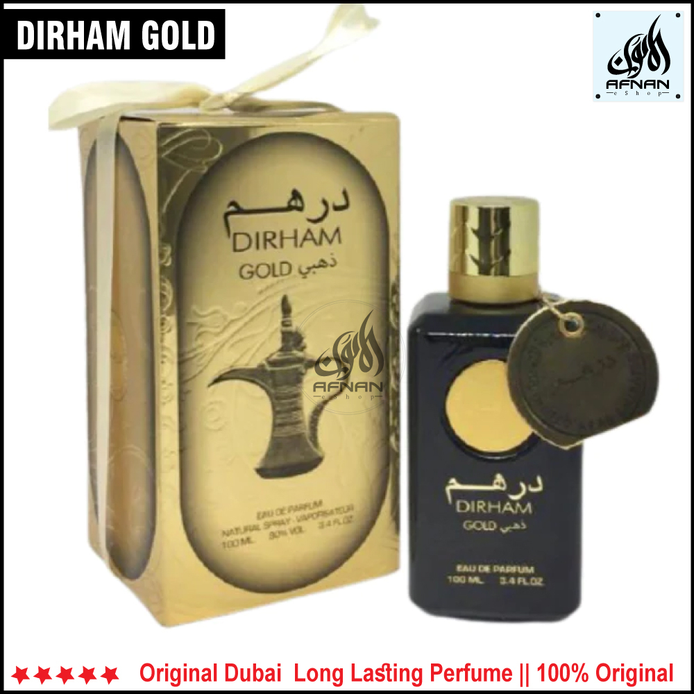 DIRHAM GOLD By Lattafa for Men & Women Unisex Perfume 100ml Eau De ...