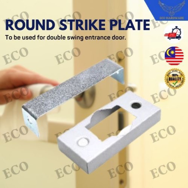 Buatan Malayisa Round Strike Plate/Cylindrical Lock Part Door Rebated ...