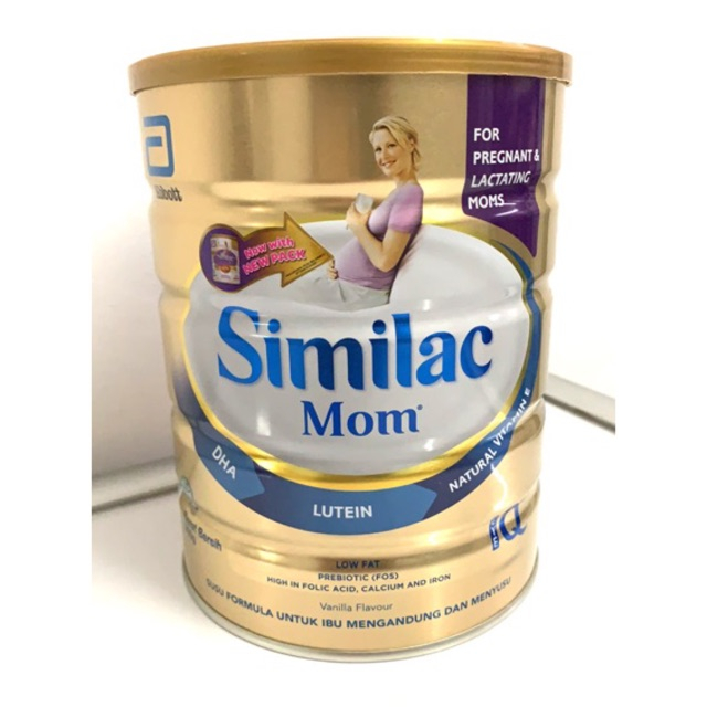 Similac Mom 900g vanilla. Exp 02/2025. Untuk ibu mengandung & menyusu ...