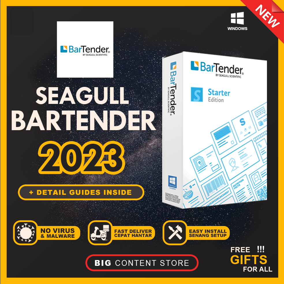 BarTender Designer Enterprise 11.3 💯 EASY INSTALL SOFTWARE 💯 LIFETIME ...