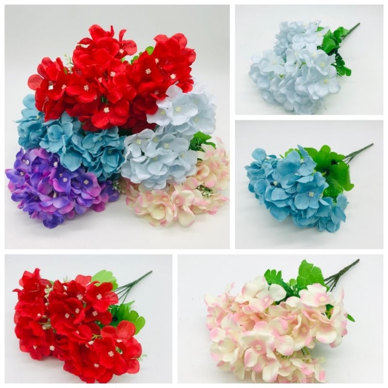 Hydrangea Bunga Hiasan Bunga Hantaran | Shopee Malaysia