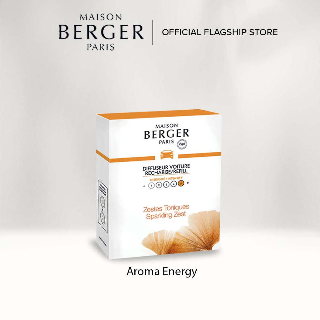 Maison Berger Paris Car Refill Aroma Energy (2 refills) | Shopee Malaysia