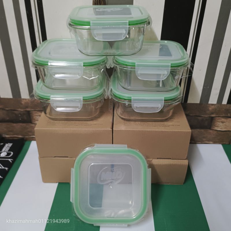 MILO GLASS CONTAINER 530ML ,RUGI X GRAB KACA TEBAL | Shopee Malaysia