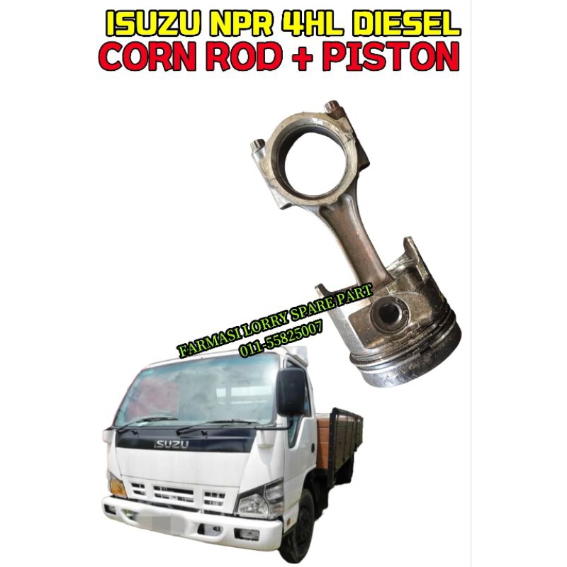 ISUZU ELF NPR81 ENGINE 4.8cc CONNECTING CORN ROD PISTON ( SET) | Shopee ...