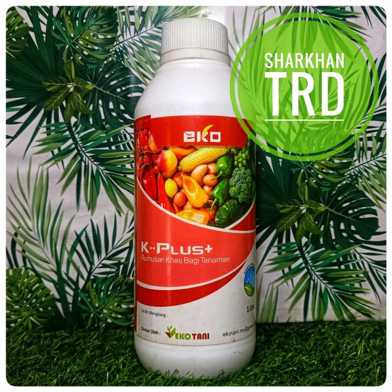 Botol 1 Liter EKO K PLUS+ Eko Tani Baja Foliar Subur Tanaman Bunga Buah ...