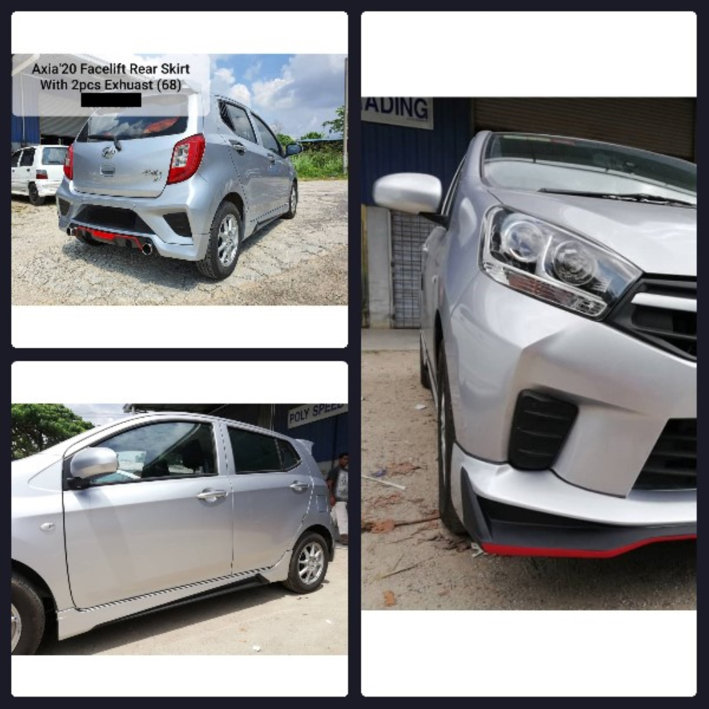 1st Generation Perodua Axia 2023 E Spec 2023 Drive 68 Body Kit PU Ready ...