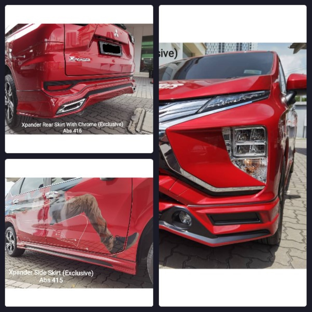 Mitsubishi Xpander Exclusive ABS Skirting Body Kit Ready Stock | Shopee ...