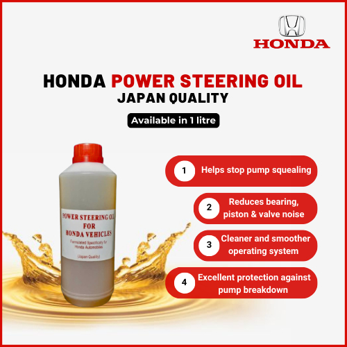 Honda Genuine Power Steering Oil (1L) Minyak Power Stering | Shopee ...