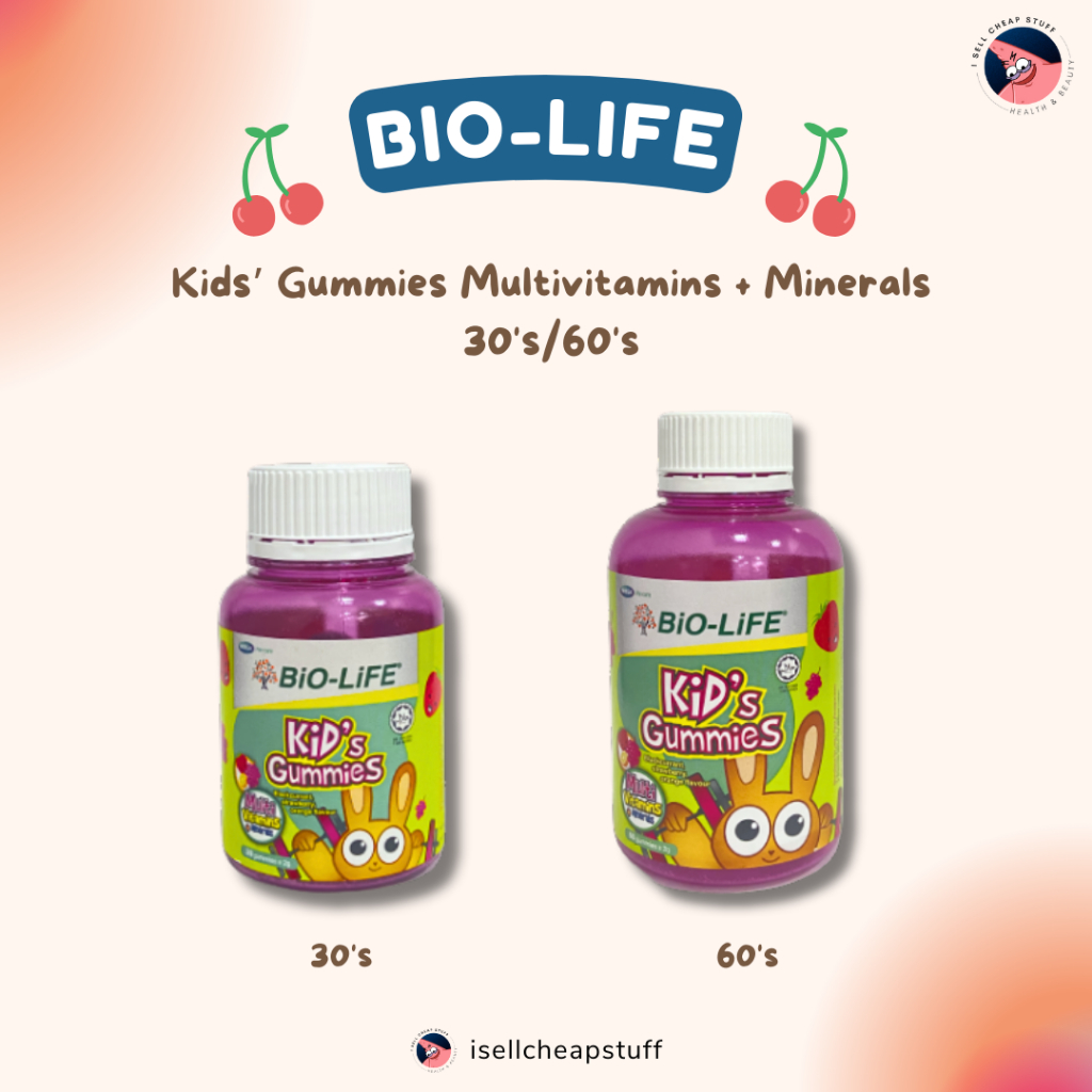 Bio-Life Kid's Multivitamins + Minerals 30's/60's | Shopee Malaysia