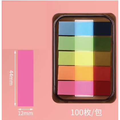 Plastic Type Sticky Note Post it Pad Sticker Indexer Sticker Colour ...