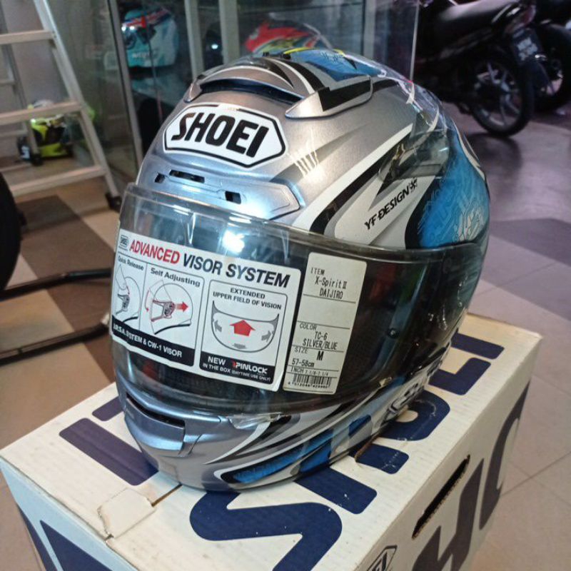 Shoei Fullface helmet original Japan. X spirit 2 Daijiro Katoh. size M ...
