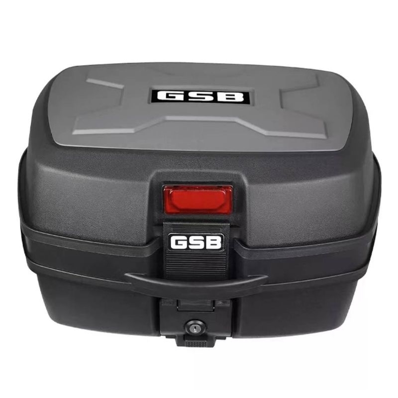 GSB 37L 47L Top Box lock Motorcycle Box Storage Extra Trunk Waterproof ...