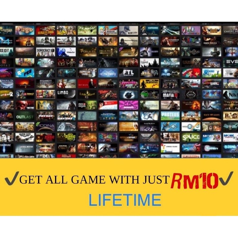 [Lifetime] 1000 Steam Game Collections - Including All DLCs Steam游戏合集 ...