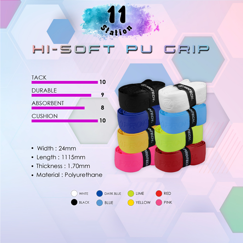 Protech Racket Grip - Hi Soft PU Grip (1pcs) | Shopee Malaysia