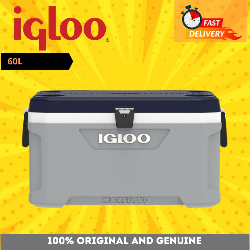 🔥100% ORIGINAL🔥 Igloo Maxcold Latitude 70 Cooler Box (60L) | Shopee ...