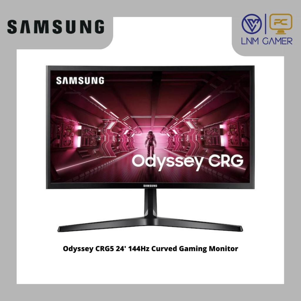Samsung 24" Odyssey CRG5 144Hz Curved Gaming Monitor | Shopee Malaysia