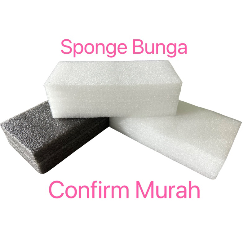 Span Bunga Tak Berhabuk Sponge Bunga Span Kering Flower Foam Floral ...